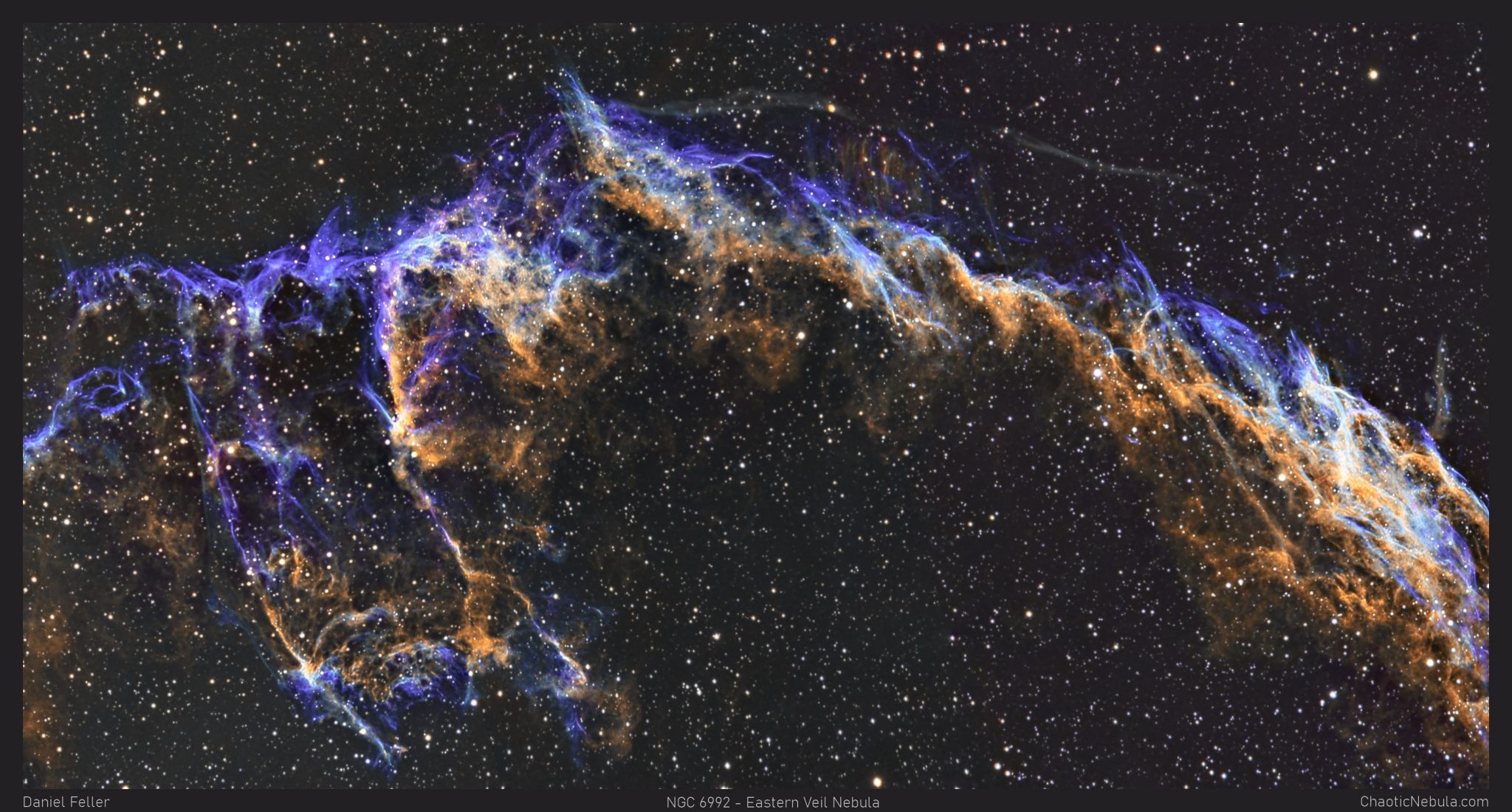 NGC 6992 – Eastern Veil Nebula - Chaotic Nebula
