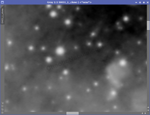 PixInsight Sharpening with Unsharp Mask and Multiscale Linear Transform - Chaotic Nebula