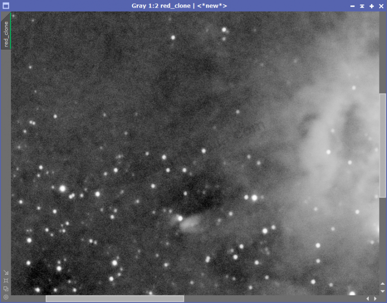 PixInsight Luminance Mask - Chaotic Nebula