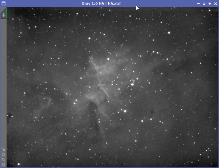 PixInsight Image Integration - Chaotic Nebula