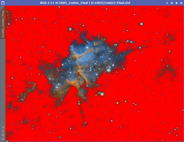 PixInsight Range Mask - Chaotic Nebula