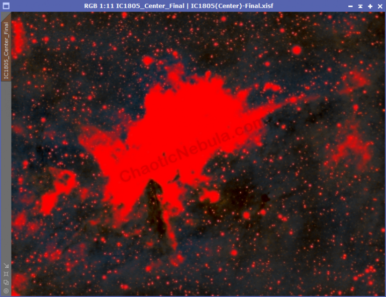 PixInsight Range Mask - Chaotic Nebula