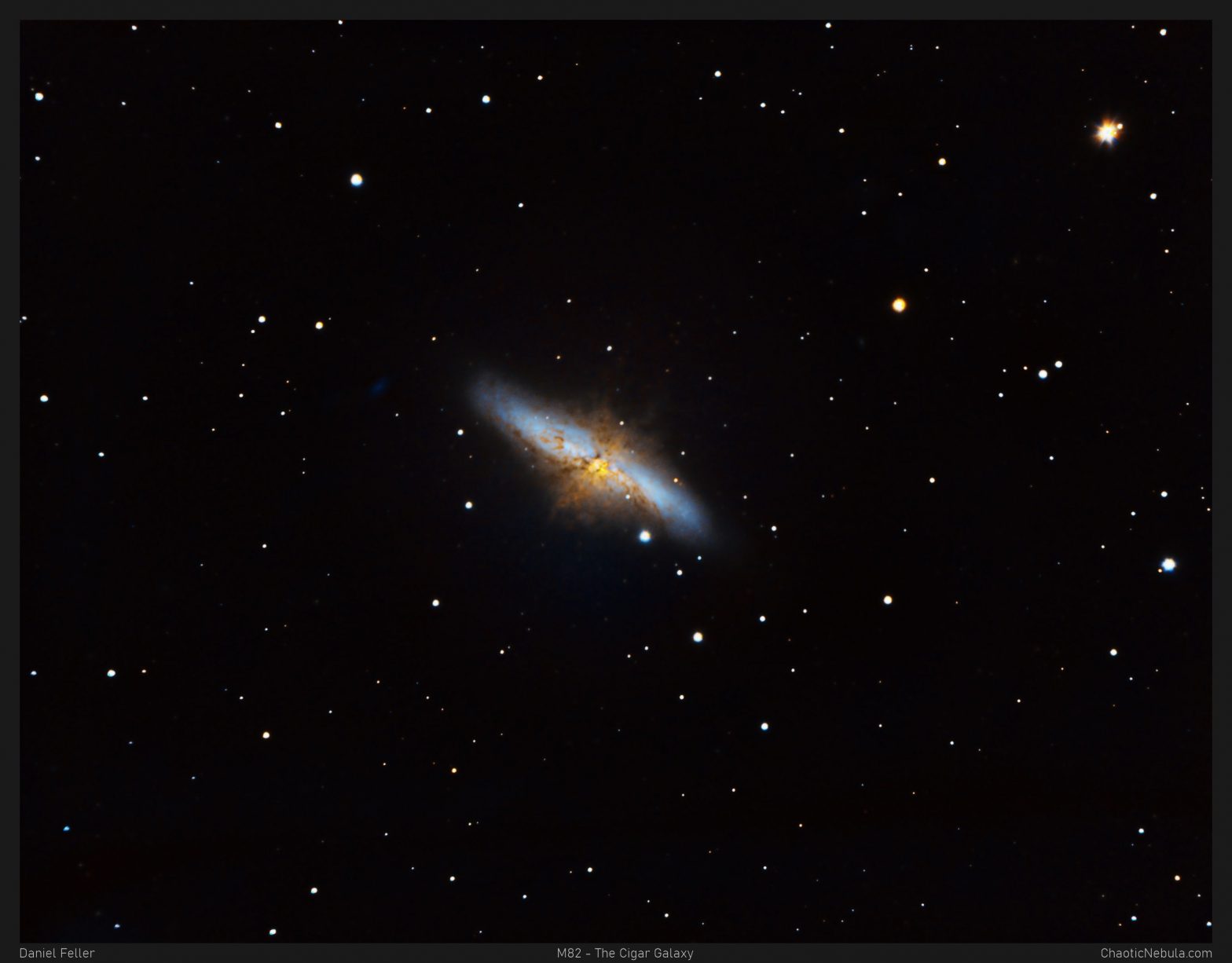 M82 – The Cigar Galaxy - Chaotic Nebula
