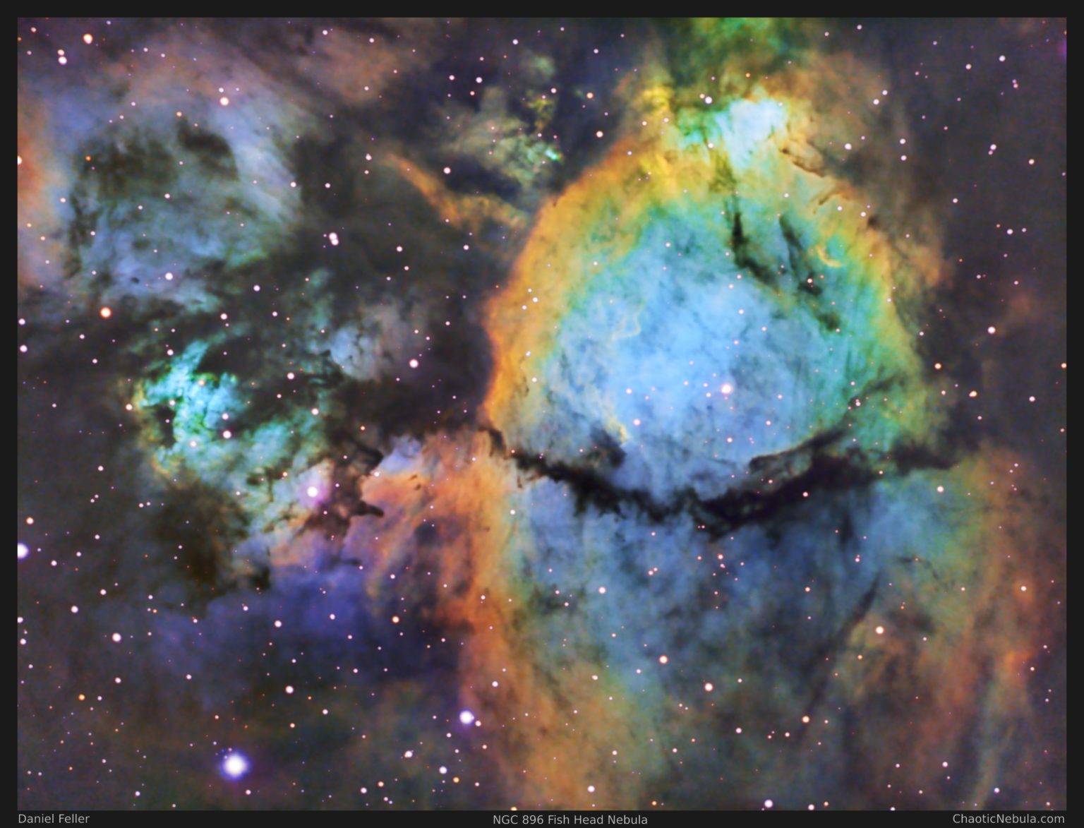 SH2-136: The Ghost Nebula in Cepheus - Chaotic Nebula