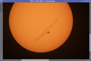 Autostakkert Stacking To Create Sharper Solar Images Chaotic Nebula