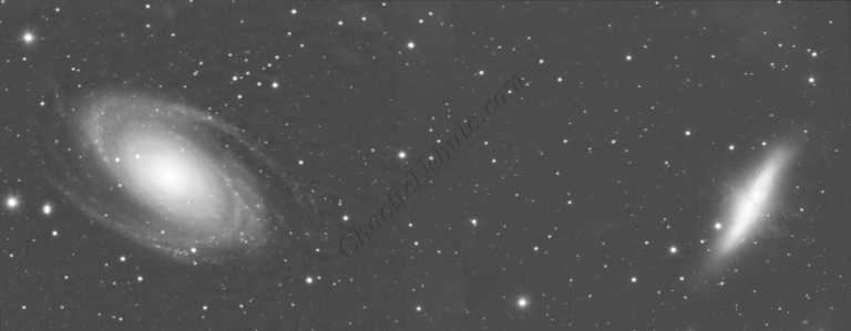 Messier 81-82 (M81-M82): Bode’s Galaxy and the Cigar Galaxy Mosaic