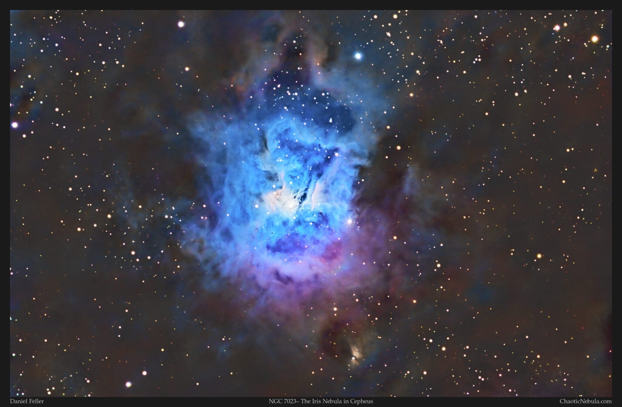 NGC 7023 – The Iris Nebula in Cepheus