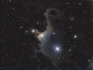SH2-136: The Ghost Nebula in Cepheus - Chaotic Nebula